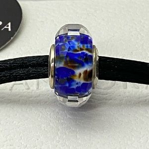 Pandora | Jewelry | Pandora Deep Ocean Sea Glass Murano Bead Retired ...